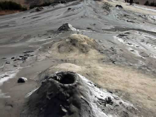 Mud Volcano in Berca, Romania - As Muddy As Volcanoes Can Be
